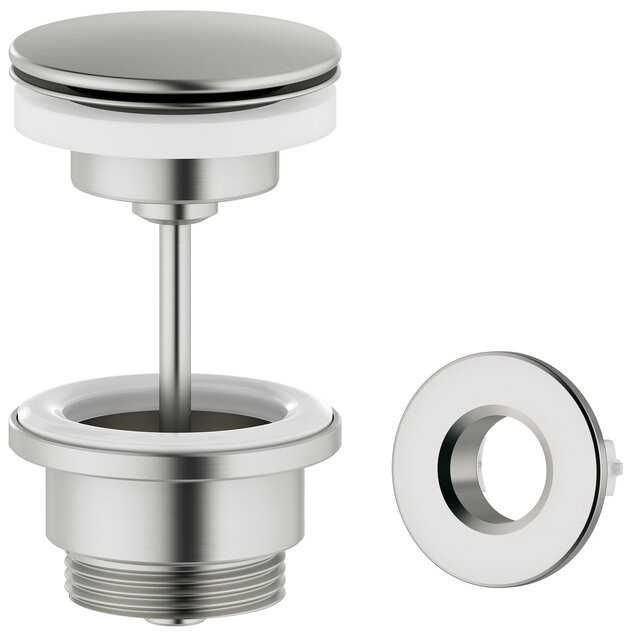 Badkameraccessoires Staal PVD Wastafel klikwaste [https://damixa.nl]